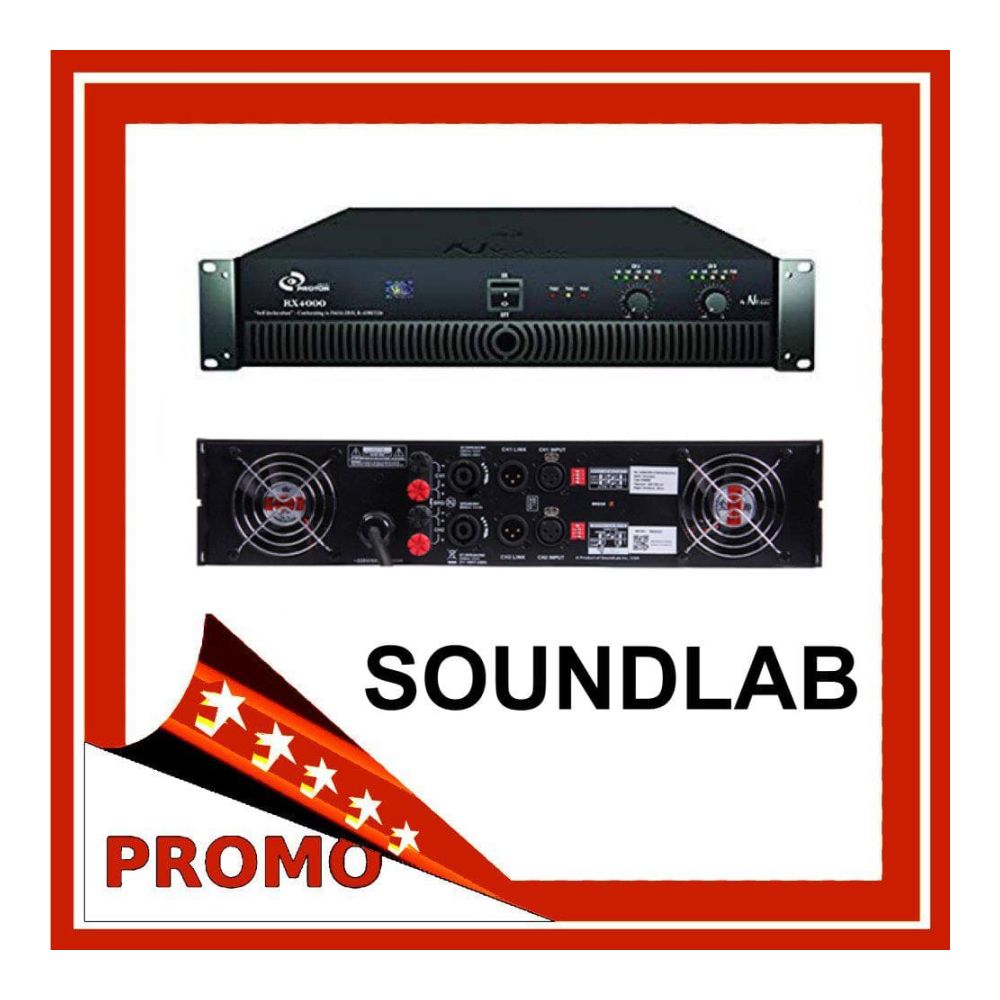 Power Soundlab RX 4000 Original Amplifier | Lazada Indonesia