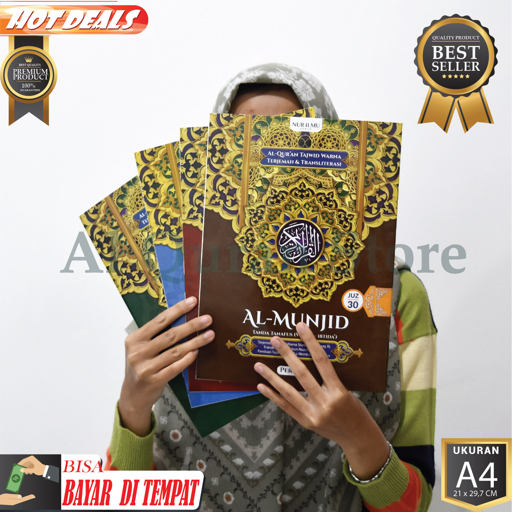 Alquran Al Munjid Per Juz Ukuran Besar A4 21x30cm Al Quran Dan ...