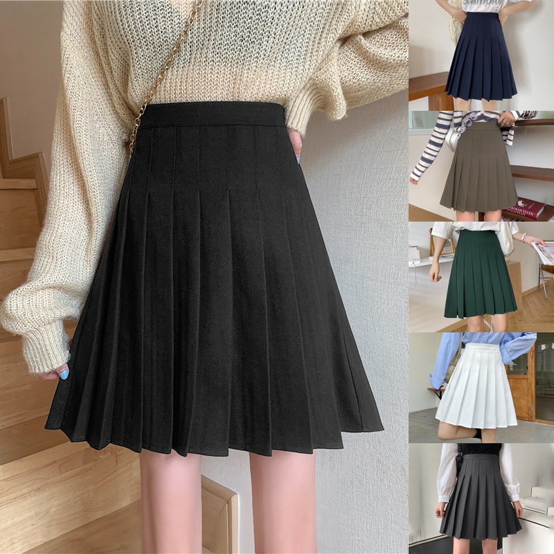 KARAKOREA 888 Tennis Midi Skirt/ Rok Midi/Korean Pleated Skirt/Rok ...