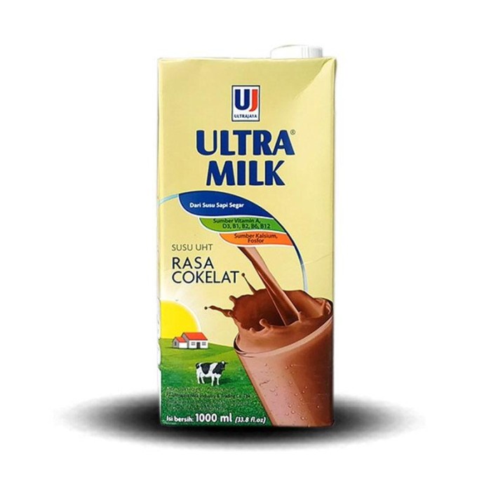 ULTRA MILK COKLAT FULLCREAM 1000 ML | Lazada Indonesia