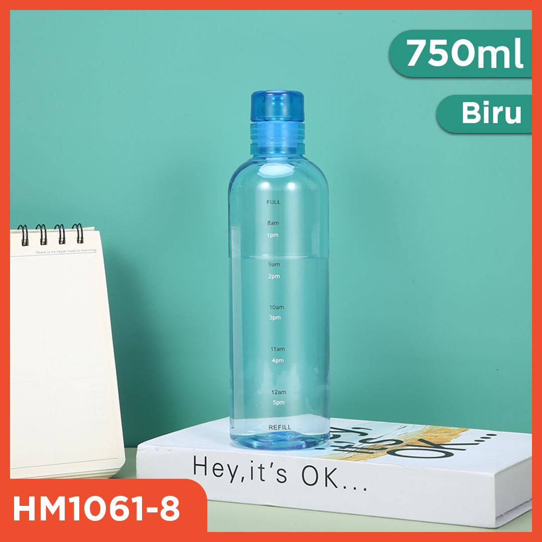 Botol minum 500ml & 750ml / botol transparan / botol olahraga / botol ...