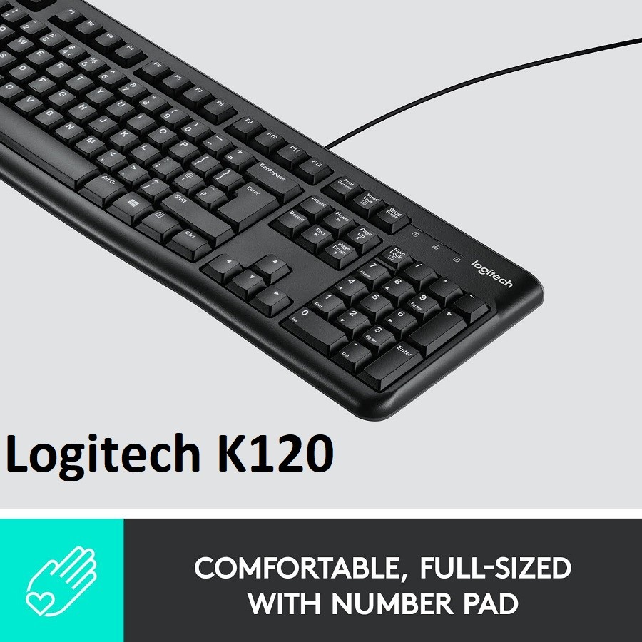 Keyboard Logitech K120 USB Original Garansi Resmi | Lazada Indonesia