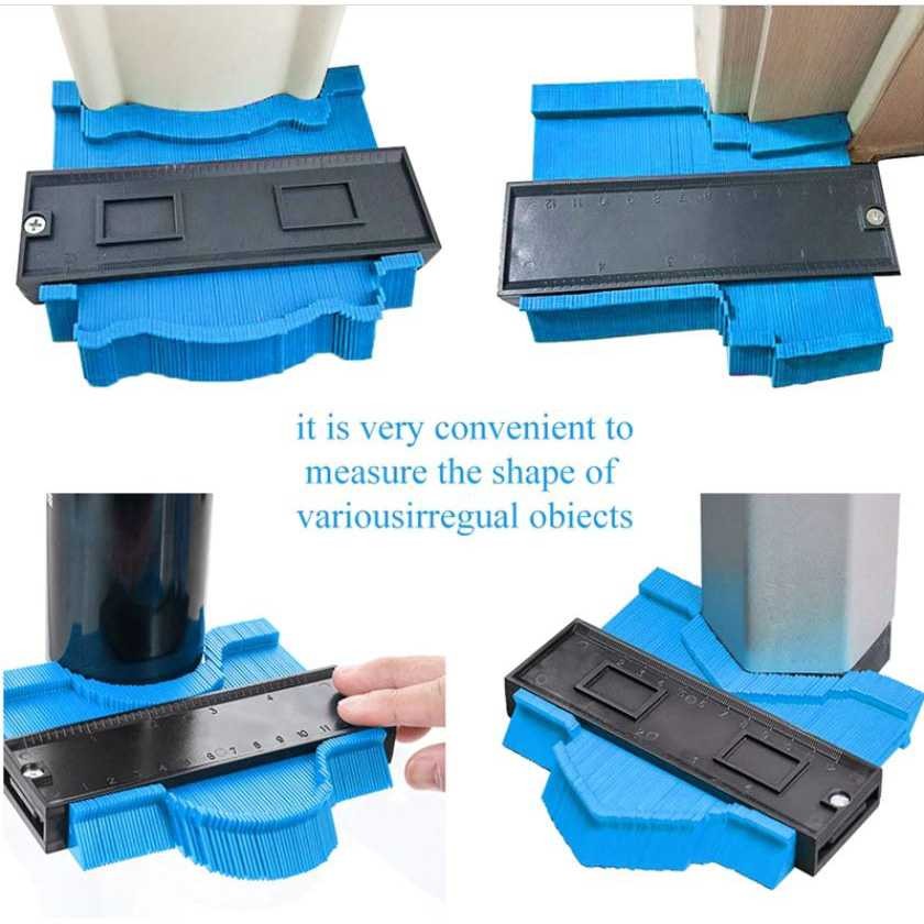 COD contour gauge alat pengukur Contour Profile Copy Gauge Wood Marking ...