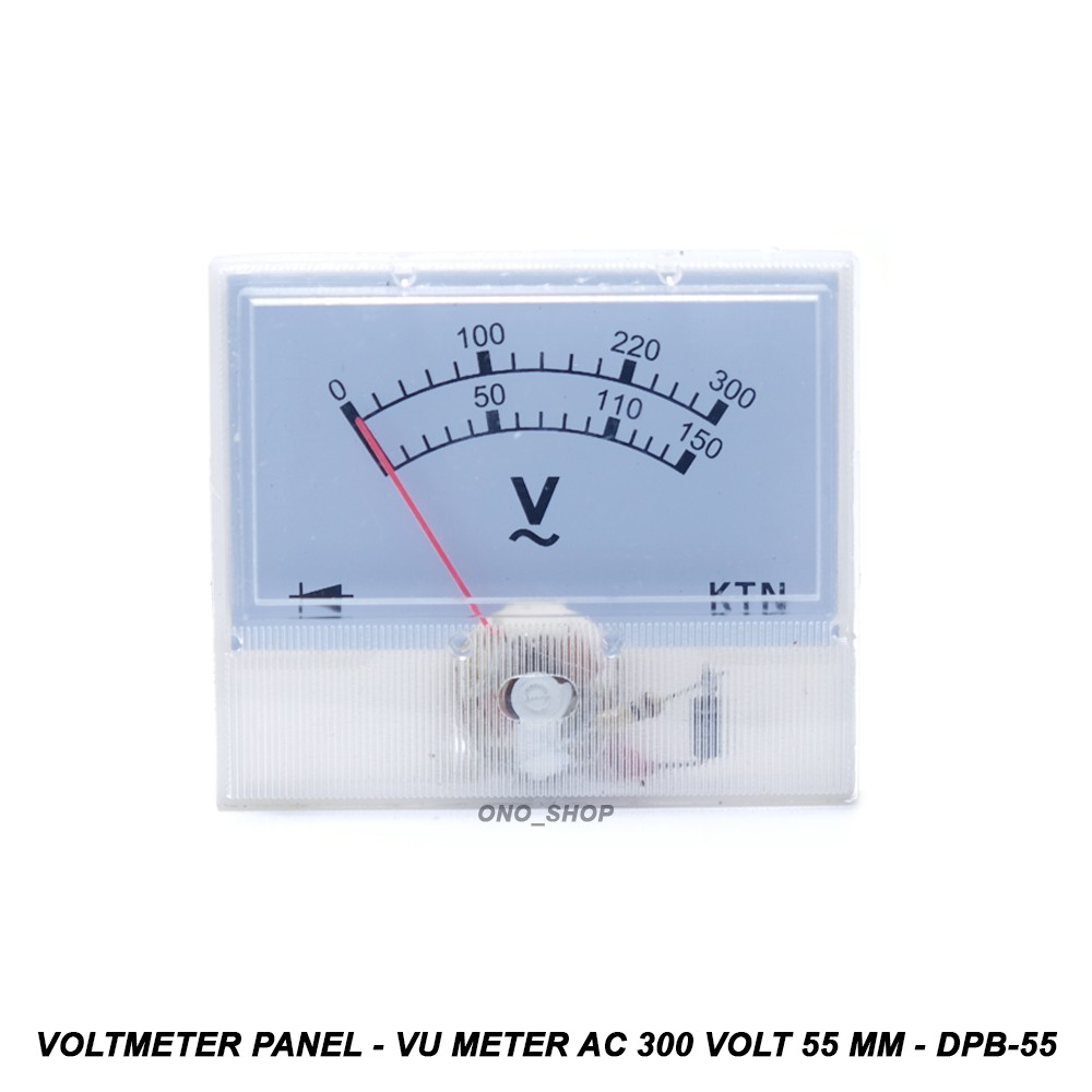 Voltmeter Panel - VU Meter AC 300 Volt 55 mm - DPB-55 | Lazada Indonesia