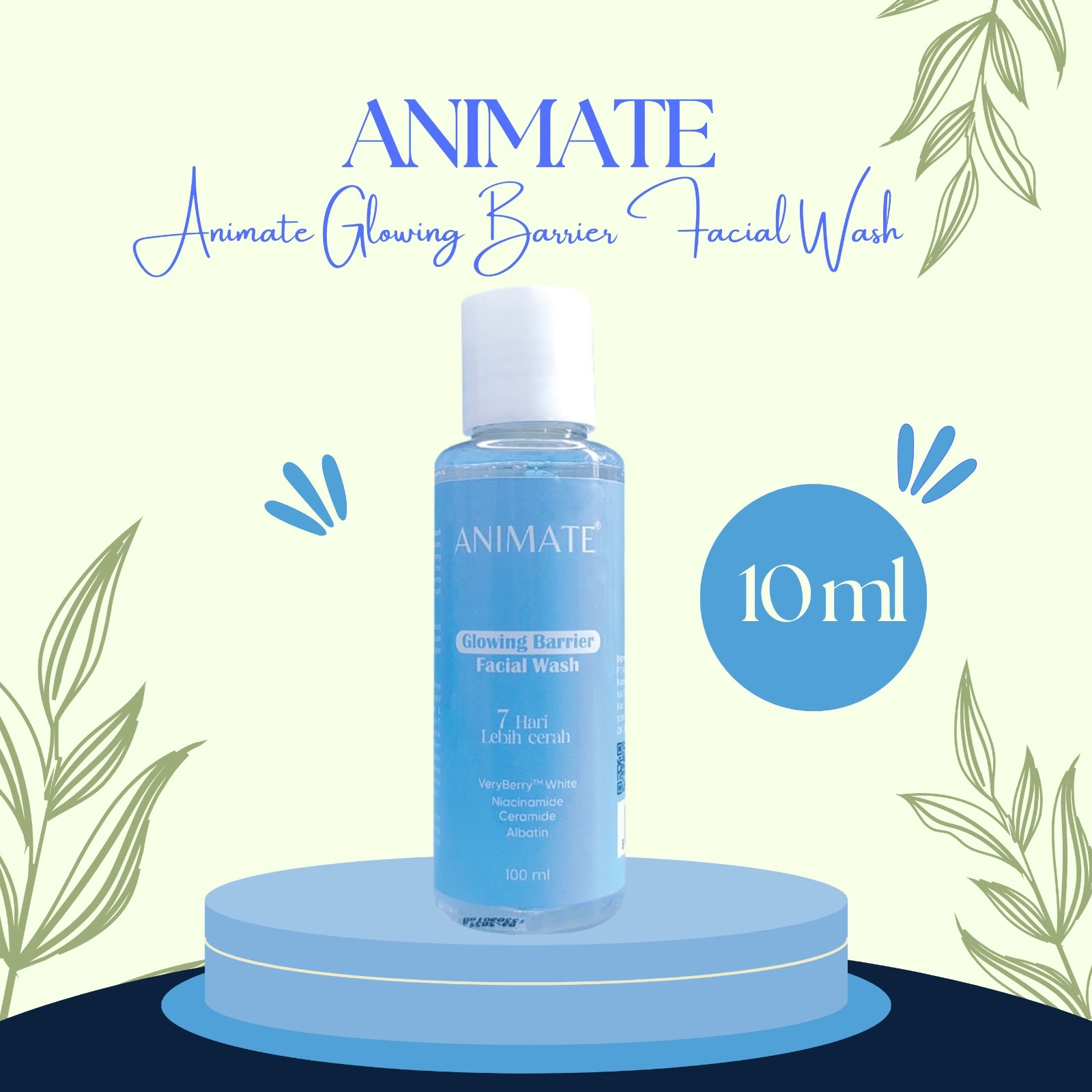 Animate Glowing Barrier Facial Wash 100 ml Original | Lazada Indonesia