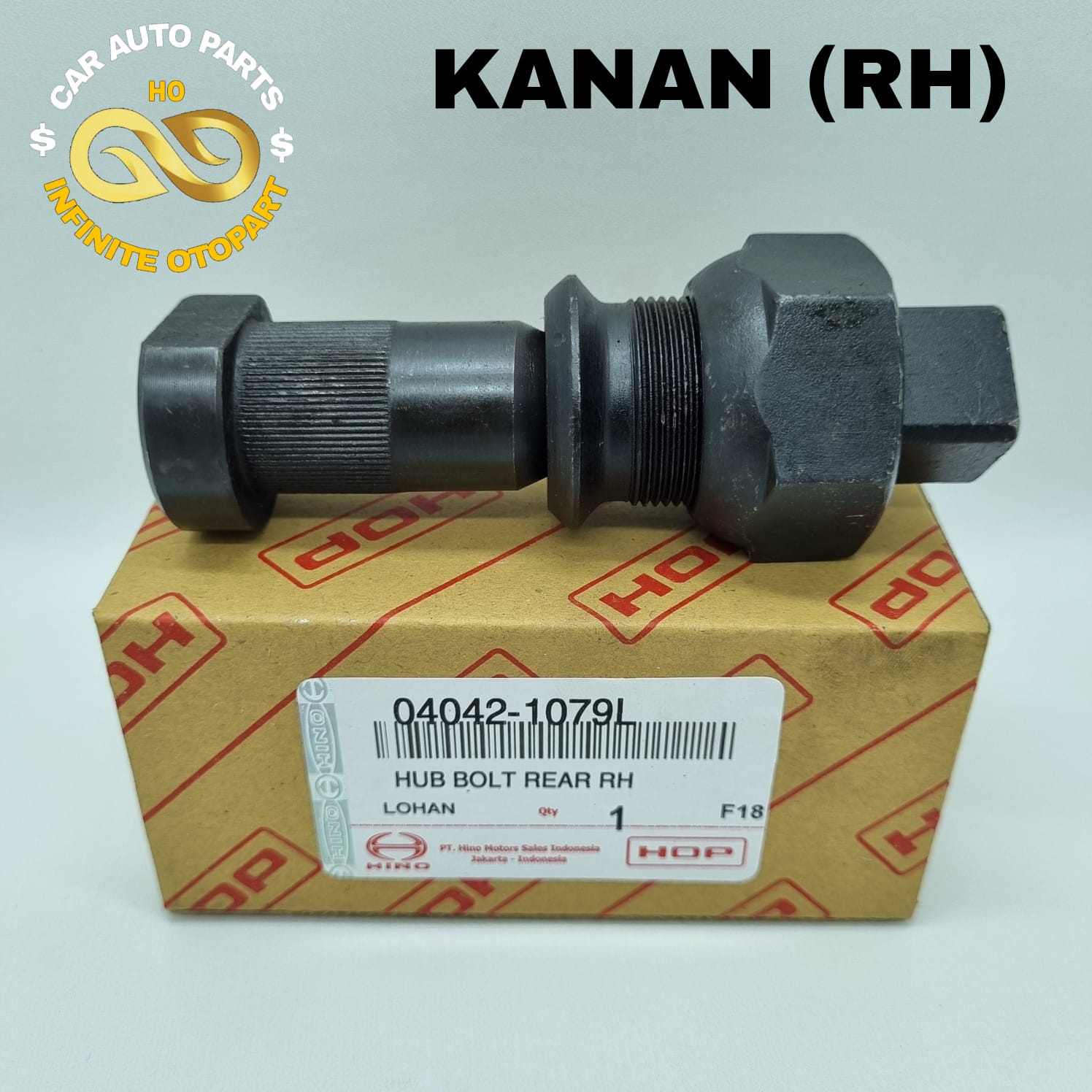 BAUT RODA BELAKANG HUB BOLT REAR KANAN RH HINO LOHAN HOP GARANSI ...