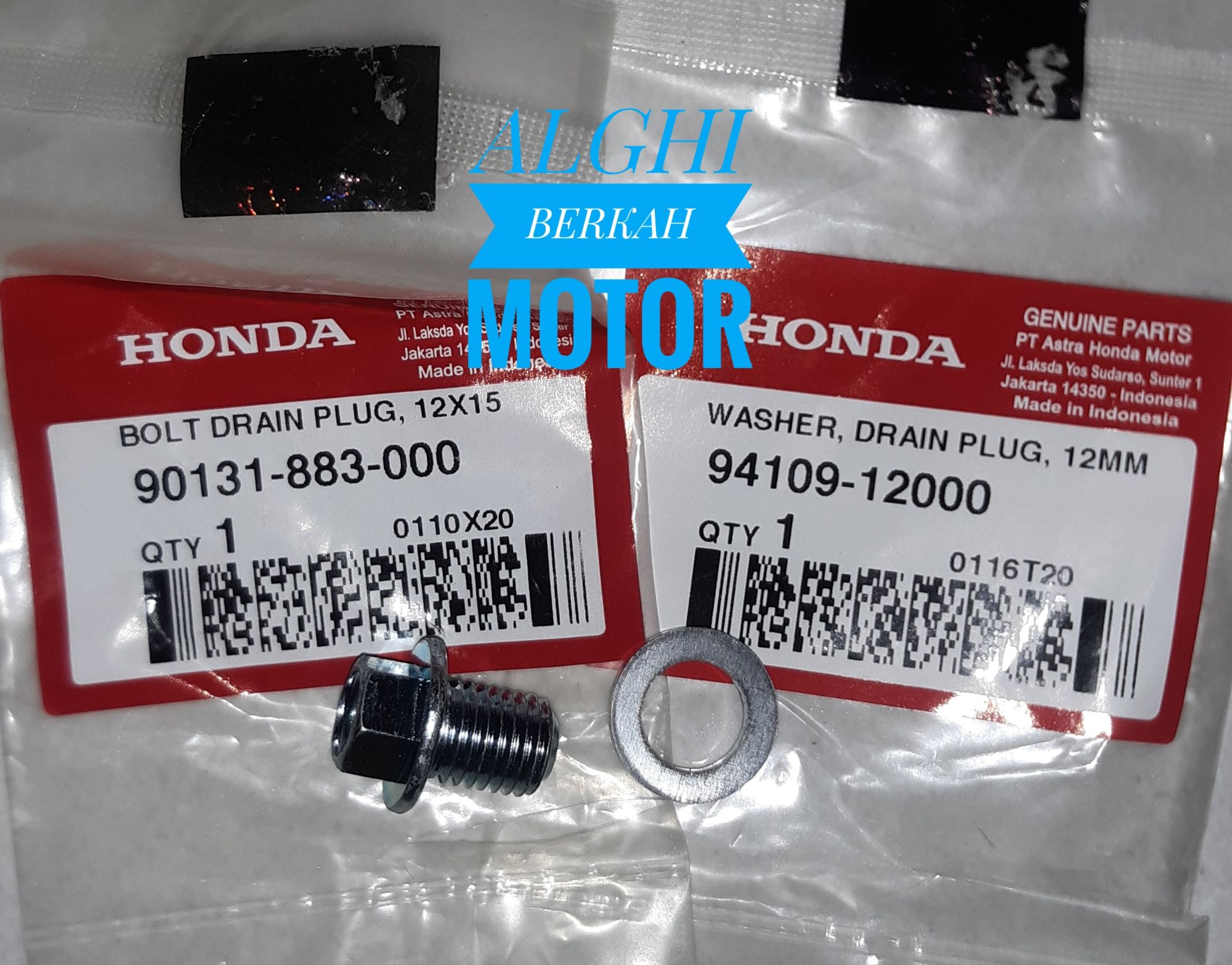 Baut Oli Ring PCX 150 Vario Beat Matic Original Honda 90131-883-000 ...