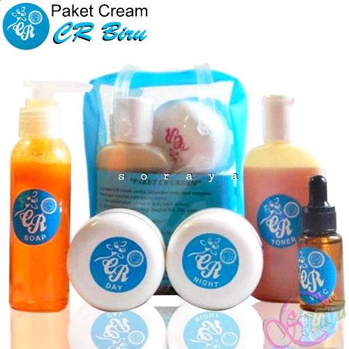 Paket Cream CR Biru 5 in 1 Original Kemasan Baru Halal Bersertifikat ...