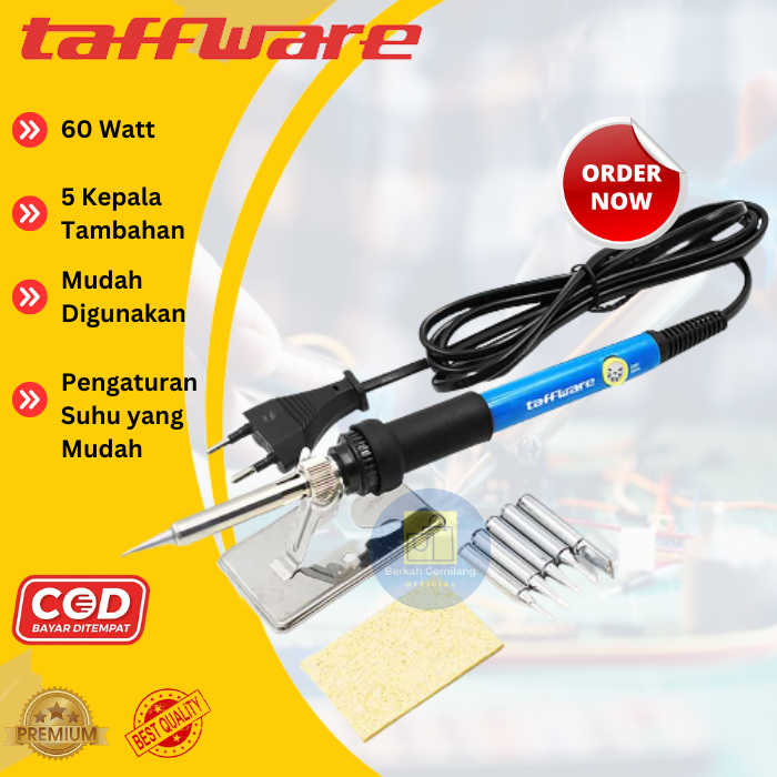 Solder 60 Watt, Solder Listrik 1 Set Komplit, Solder Listrik 60 Watt ...