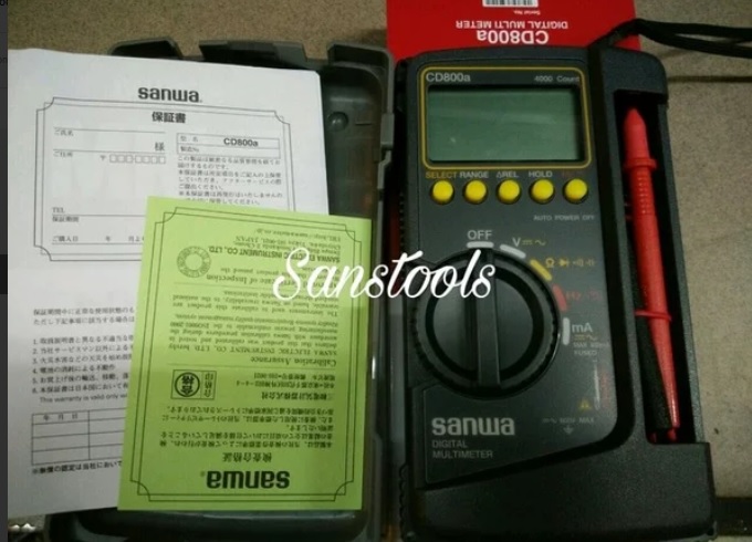 Sanwa CD800A avometer digital multimeter Japan CD 800A alat ukur ...