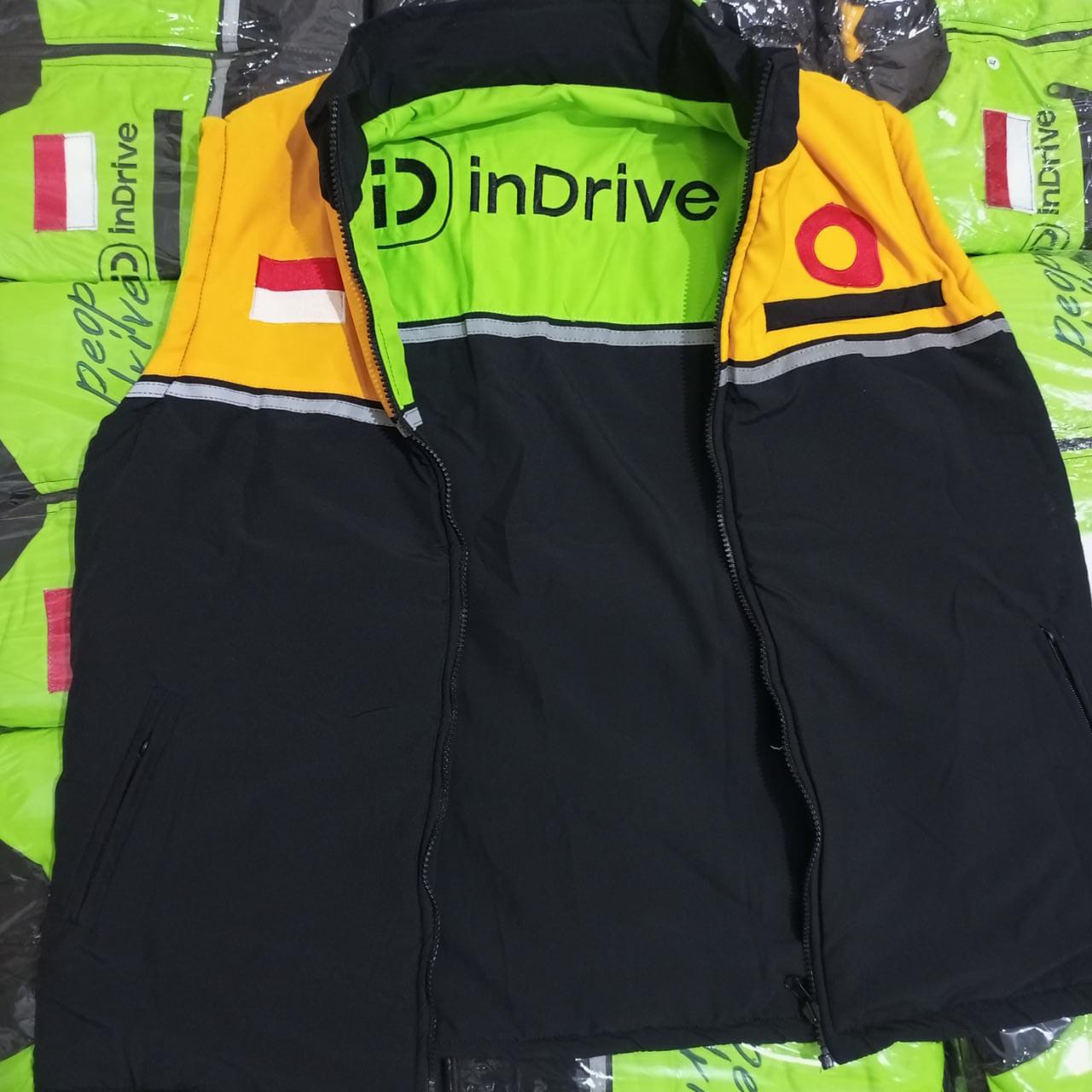 rompi indriver terbaru maxim indo bolak balik bukan jaket indrive jaket ...
