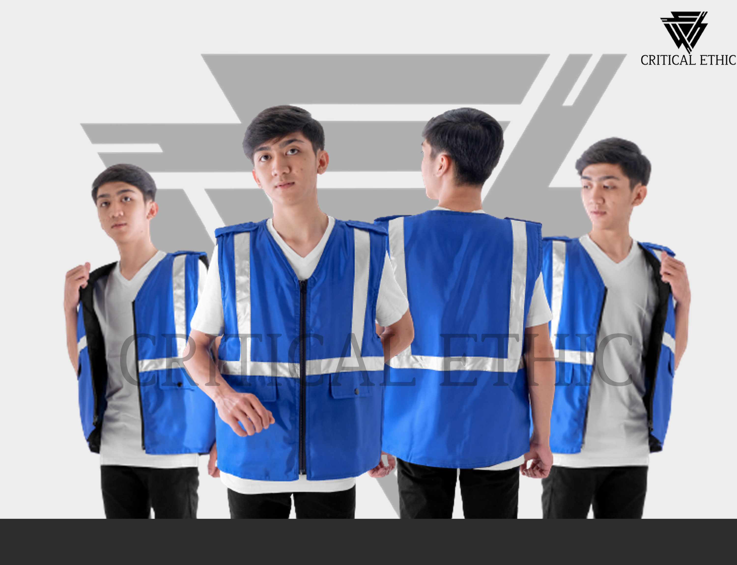 Rompi parasit Biru/rompi parkir/rompi safety termurah | Lazada Indonesia