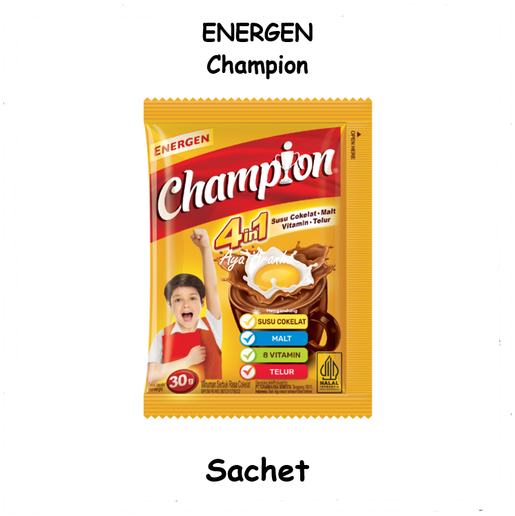 ENERGEN I Champion I Sachet | Lazada Indonesia