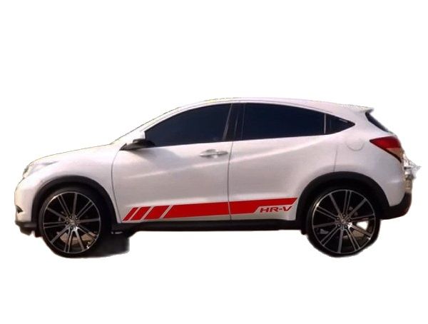 sticker stiker honda hrv list stripe decal cutting sticker crv hrv brv ...