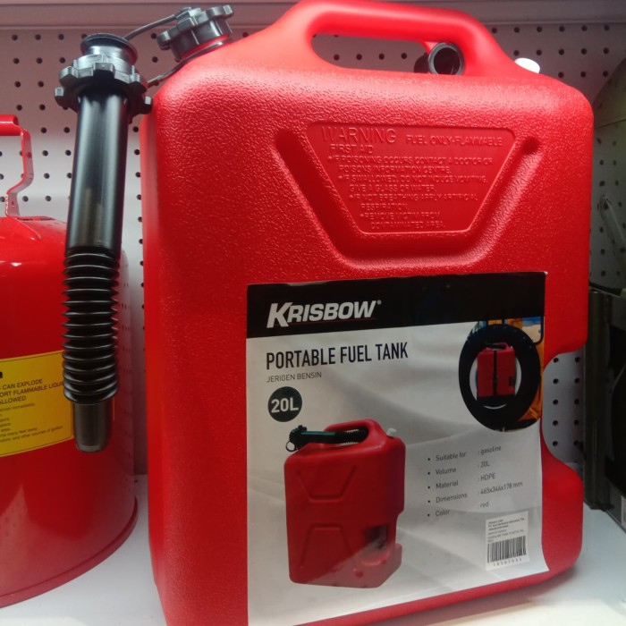 Krisbow Jerigen Bensin 20 Liter Hdpe | Lazada Indonesia