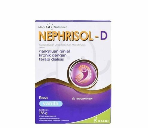 NEPHRISOL-D SUSU BUBUK RASA VANILLA 185 GRAM/ / Susu Rendah Protein ...