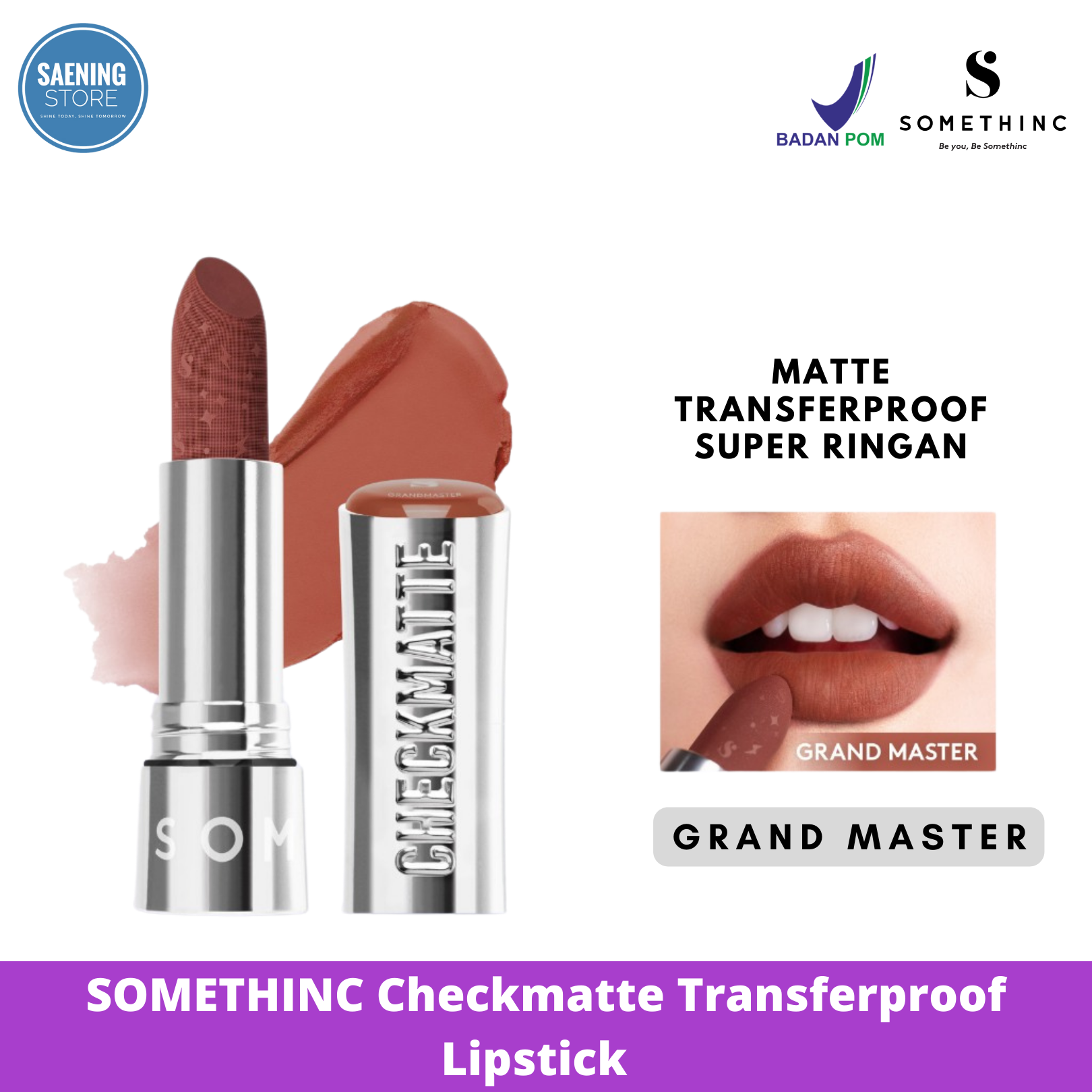 [NEW LAUNCH] SOMETHINC Checkmatte Transferproof Lipstick | Lazada Indonesia