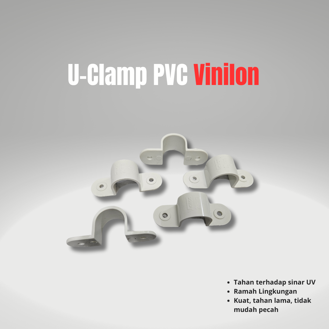 U Clamp PVC - CLAMP PIPA PVC CONDUIT LISTRIK | Lazada Indonesia