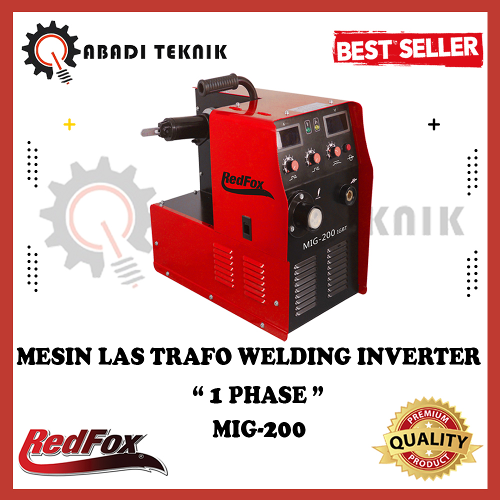 MESIN LAS TRAFO WELDING INVERTER 1 PHASE MIG-200 | Lazada Indonesia