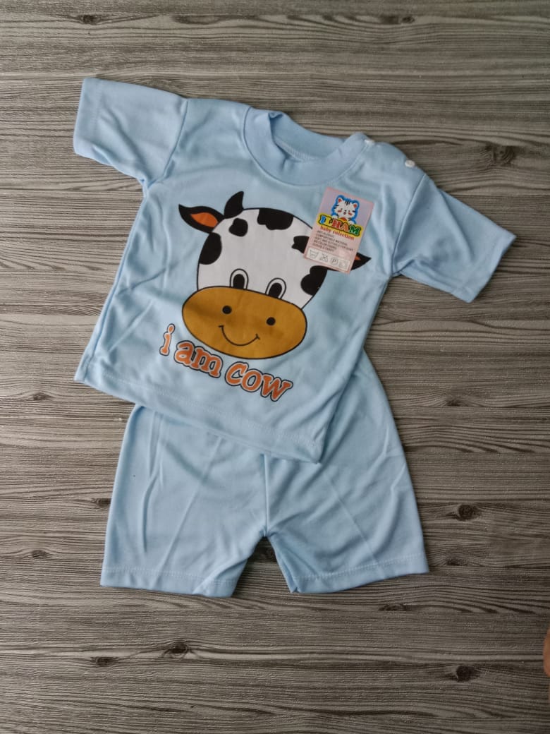 baju bayi motif sapi kualitas SNI | Lazada Indonesia