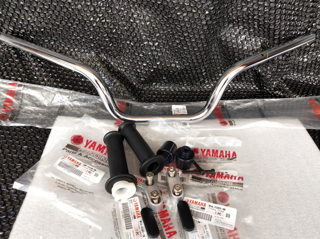 STANG RX KING NEW DAN SCORPIO FUL SET HANDGRIP KARET KLEM RAISER TUTUP ...