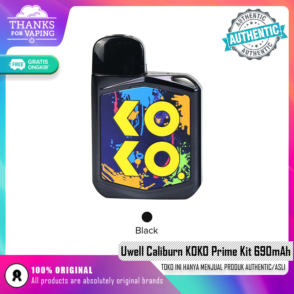 UWELL CALIBURN KOKO PRIME VISION POD KIT 690MAH 100% ORIGINAL | Lazada ...