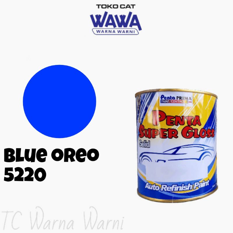 cat duco penta super gloss Blue Oreo Biru Oreo NC 1kg/ecer repack ...