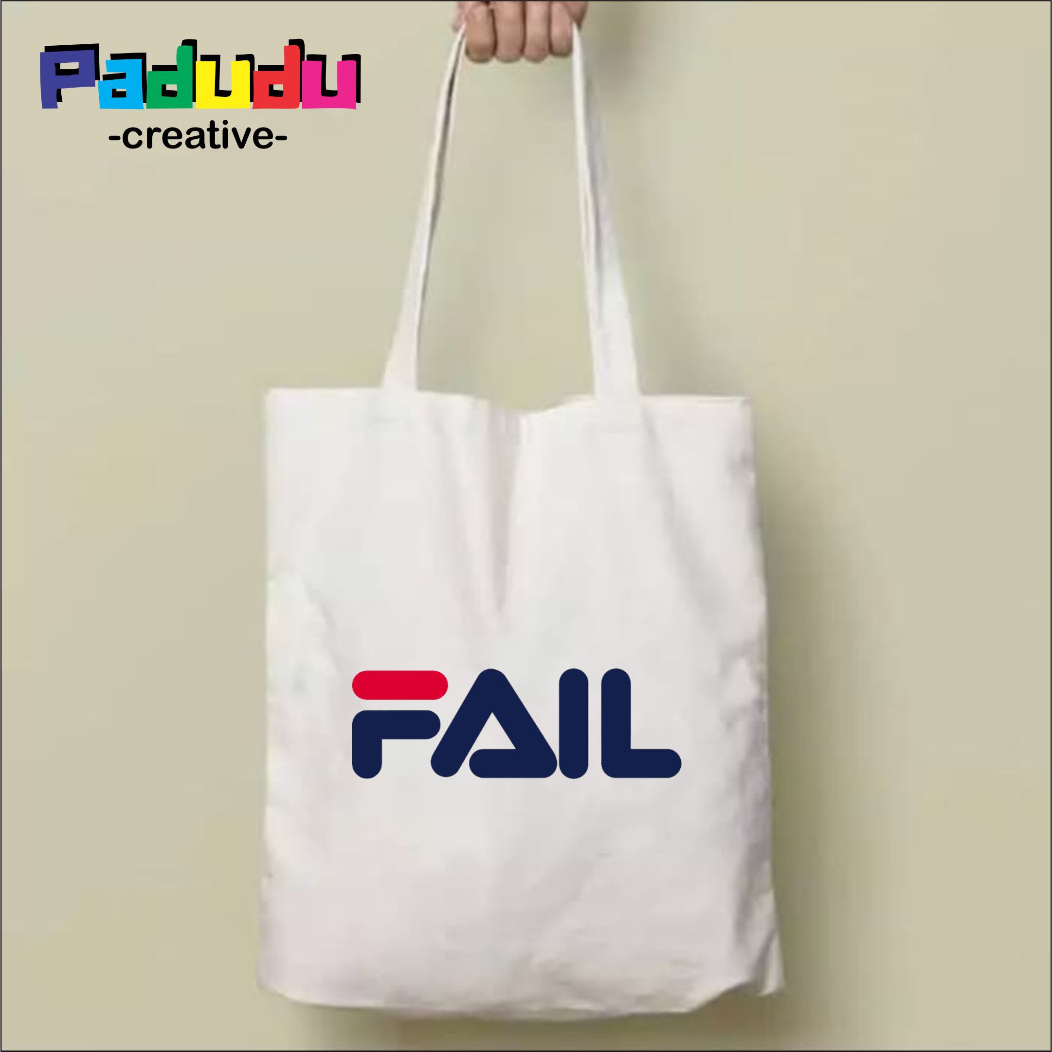 Tas FAIL FILA Logo Style Tote Bag Wanita Vintage Aesthetic | Lazada ...