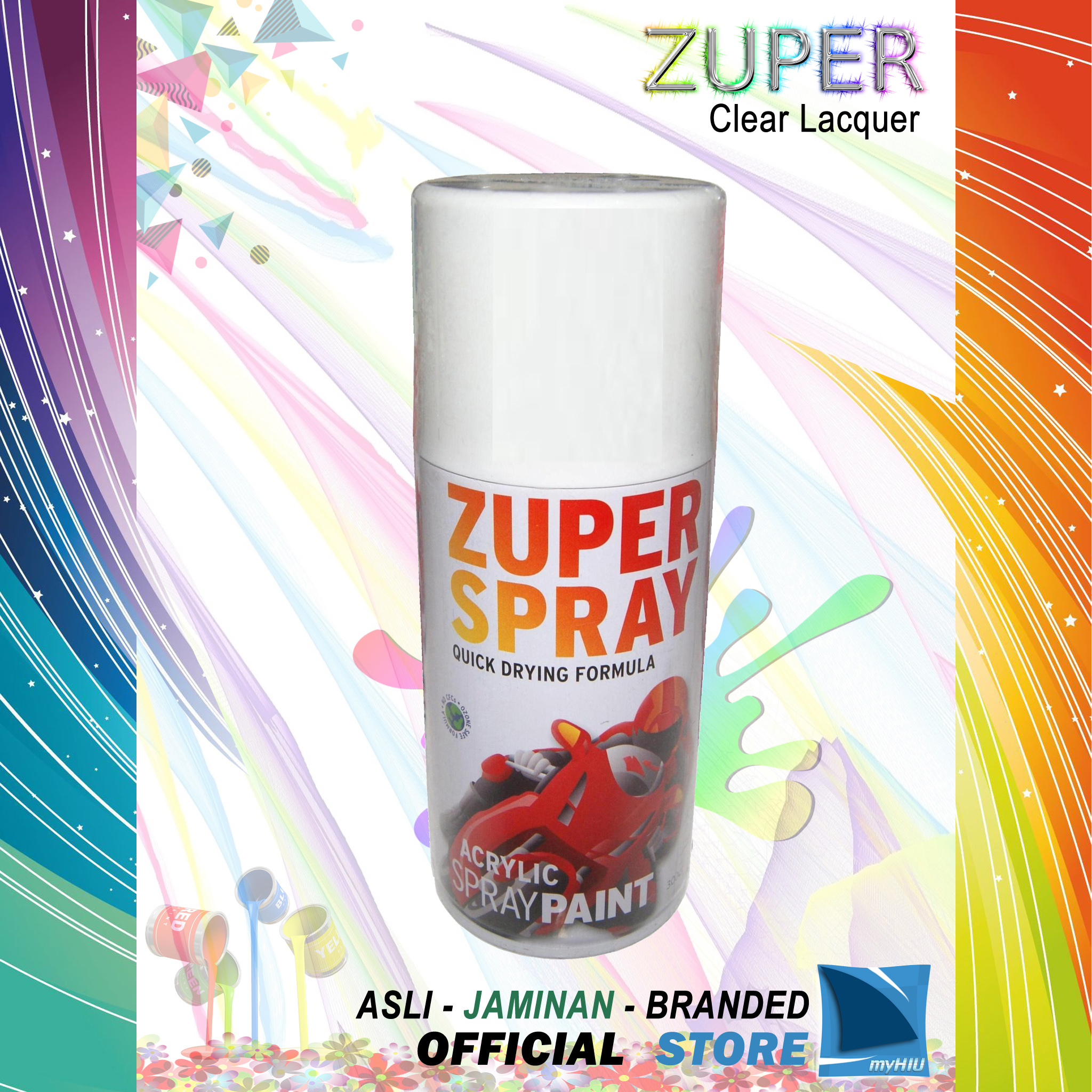 Cat Semprot Pernis Pengkilap Bening 150cc / Clear Lacquer Pernish Paint ...