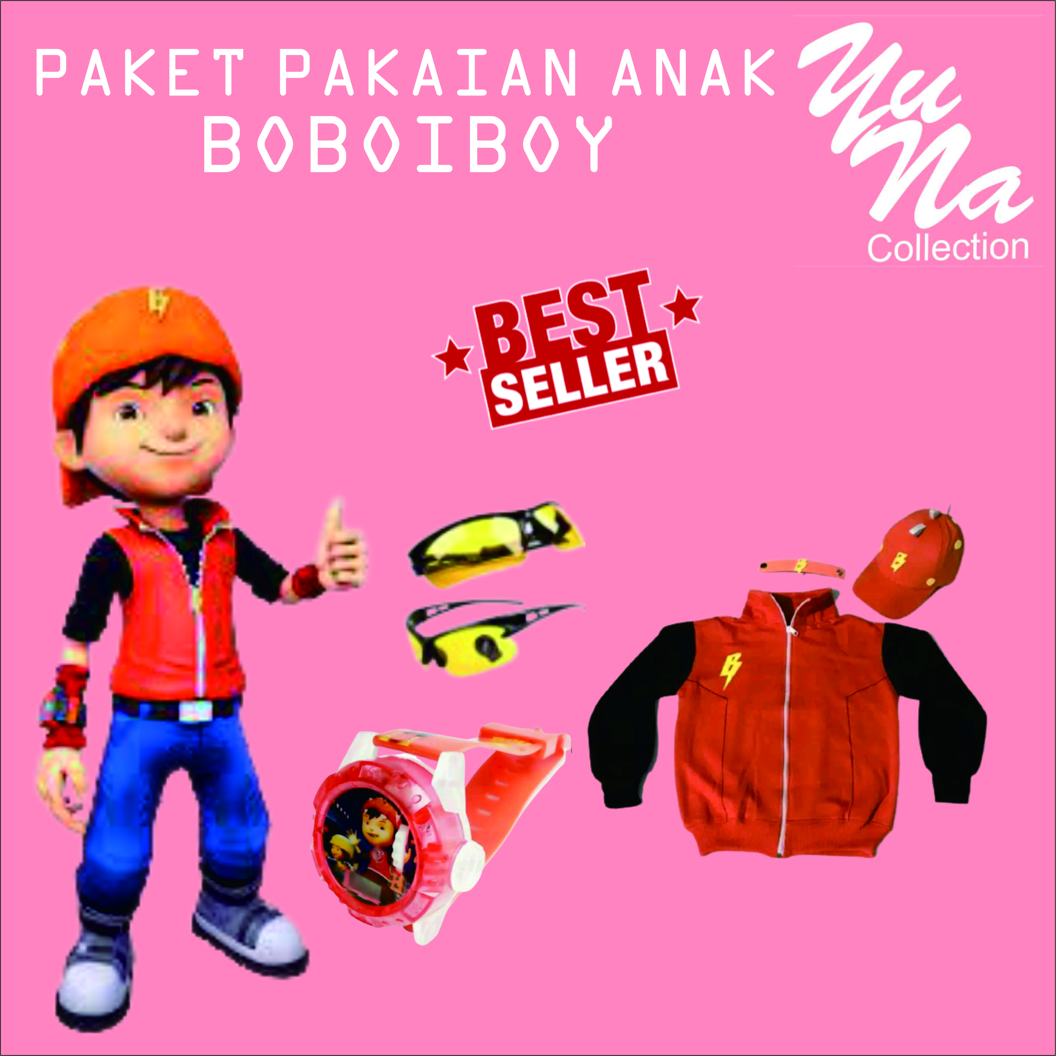 "PROMO" COD dan GRATIS ONGKIR PAKET PAKAIAN BOBOIBOY | Lazada Indonesia