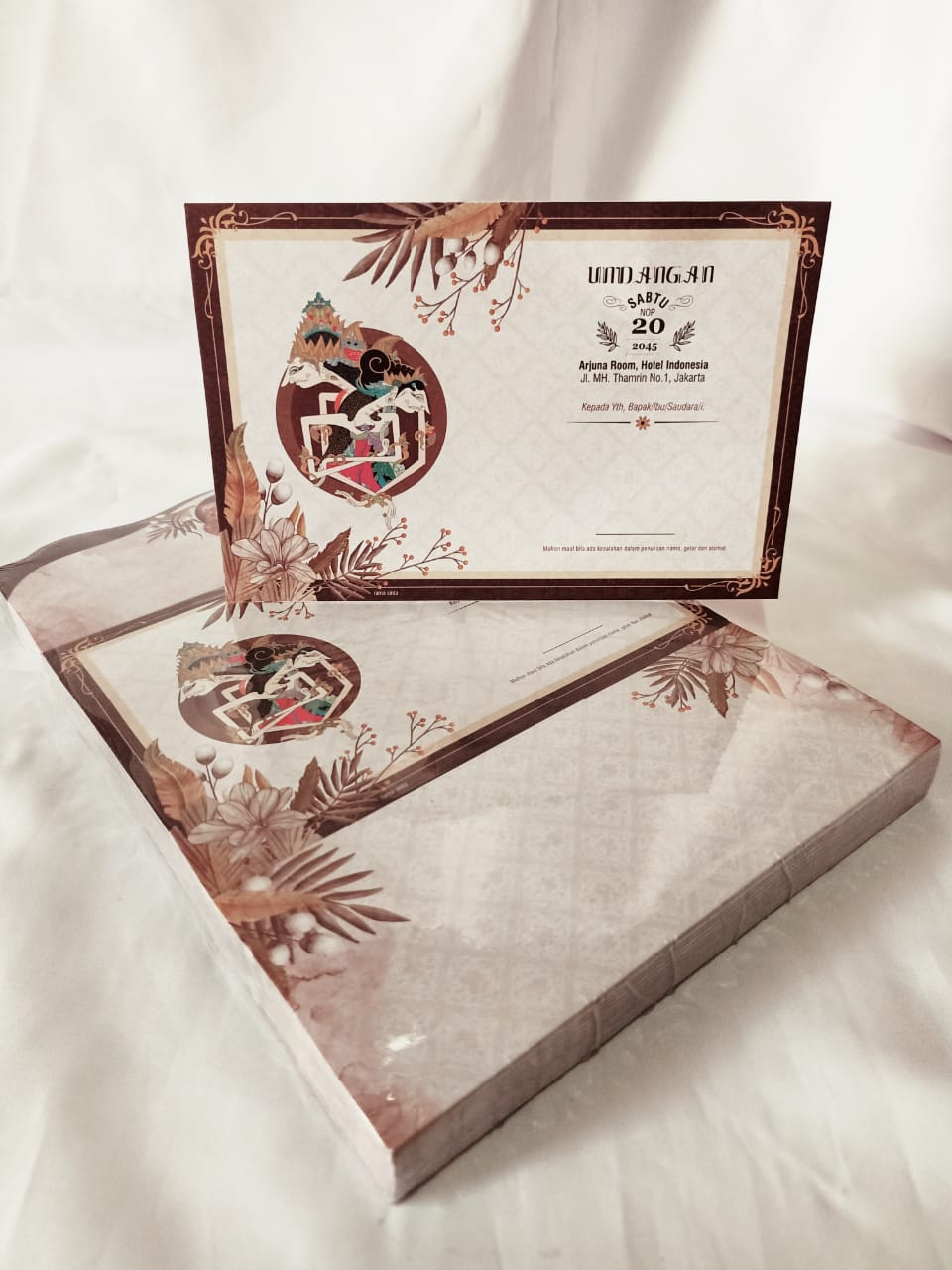 RAMA SHINTA Java Etnik Blangko Undangan Kosongan 1 PACK ISI 100 LEMBAR ...