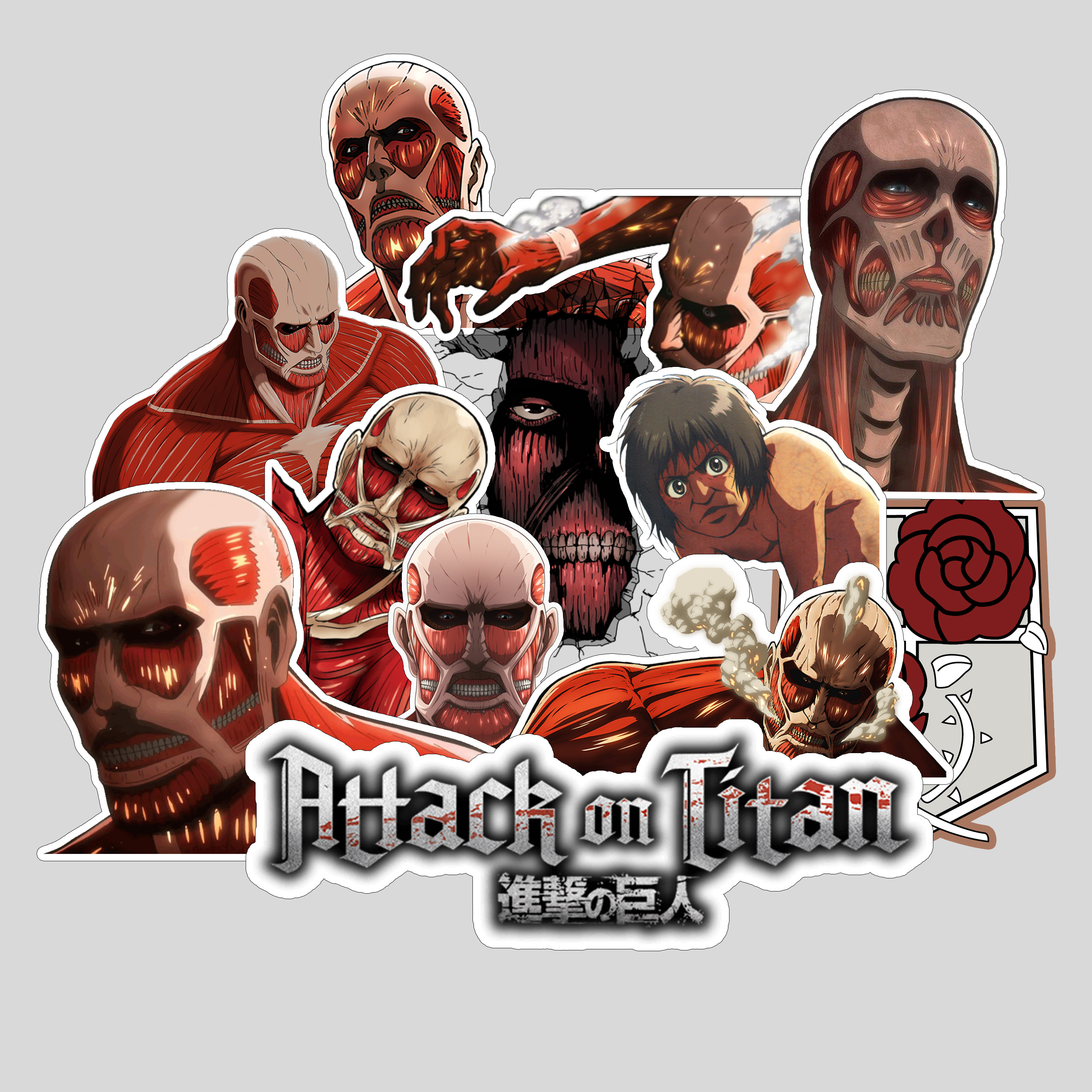 Sticker Aesthetic Stiker Anime Attack On Titan (colossal titan) Tumblr ...