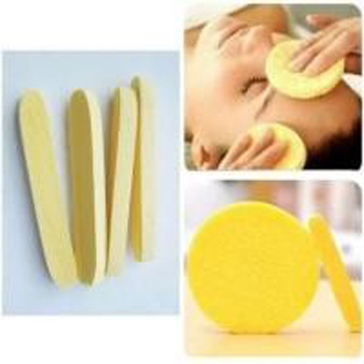 SATUAN Spon Facial Stick / Spons Cuci Muka / Spon Kentang Bulat ...