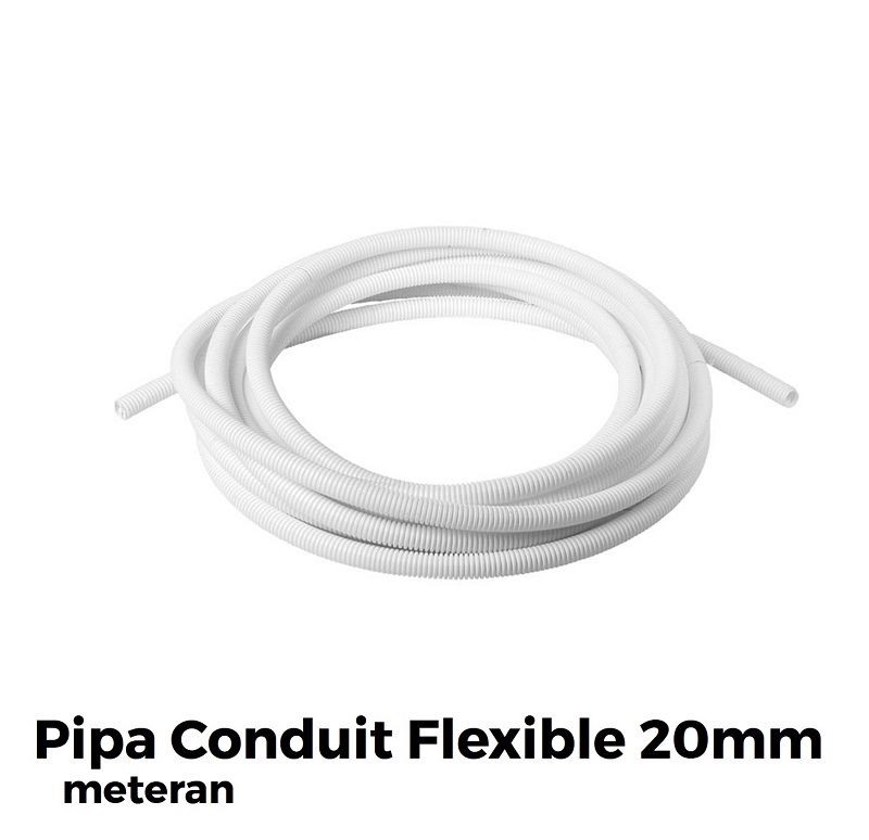 Selang Pipa Flexible Conduit | Pipa Listrik Flexible Conduit 20mm warna ...