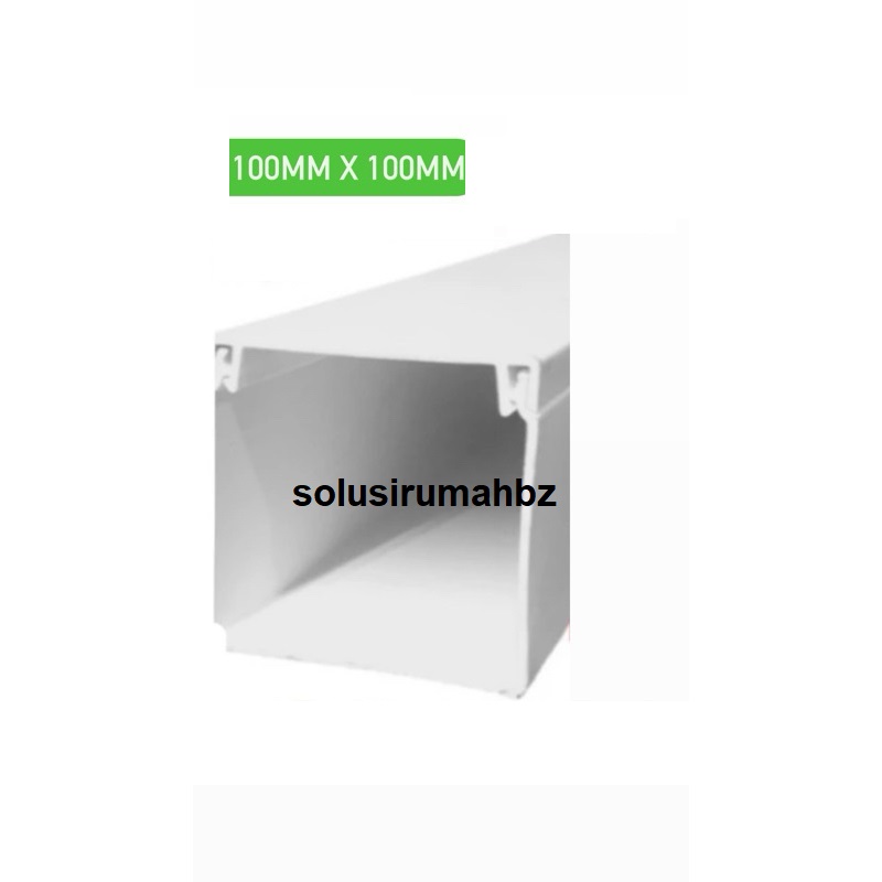 Kabel Dak 100x100 mm Panjang 85cm Kotak Putih Tutup Duct Cable Duct ...