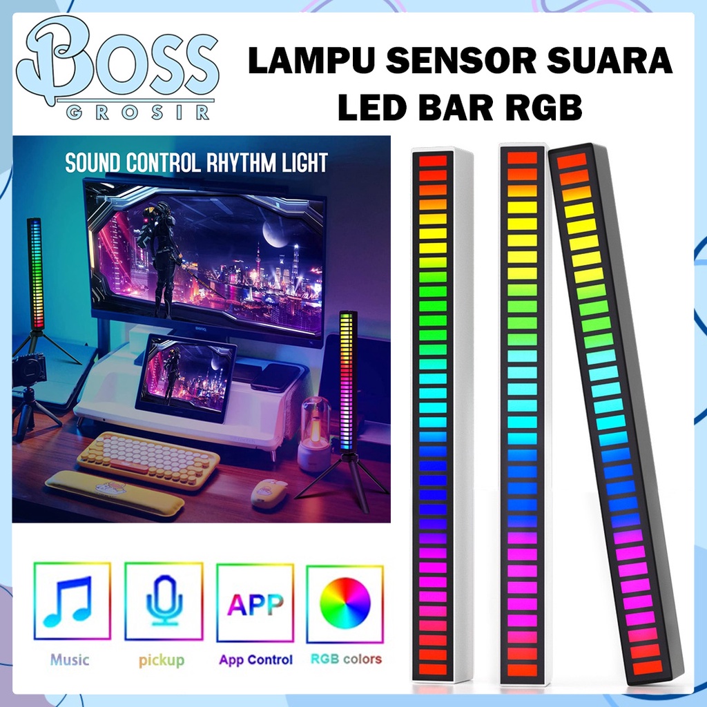 LAMPU LED RGB BAR SPECTRUM AUDIO INDICATOR / AUDIO SPECTRUM INDICATOR ...