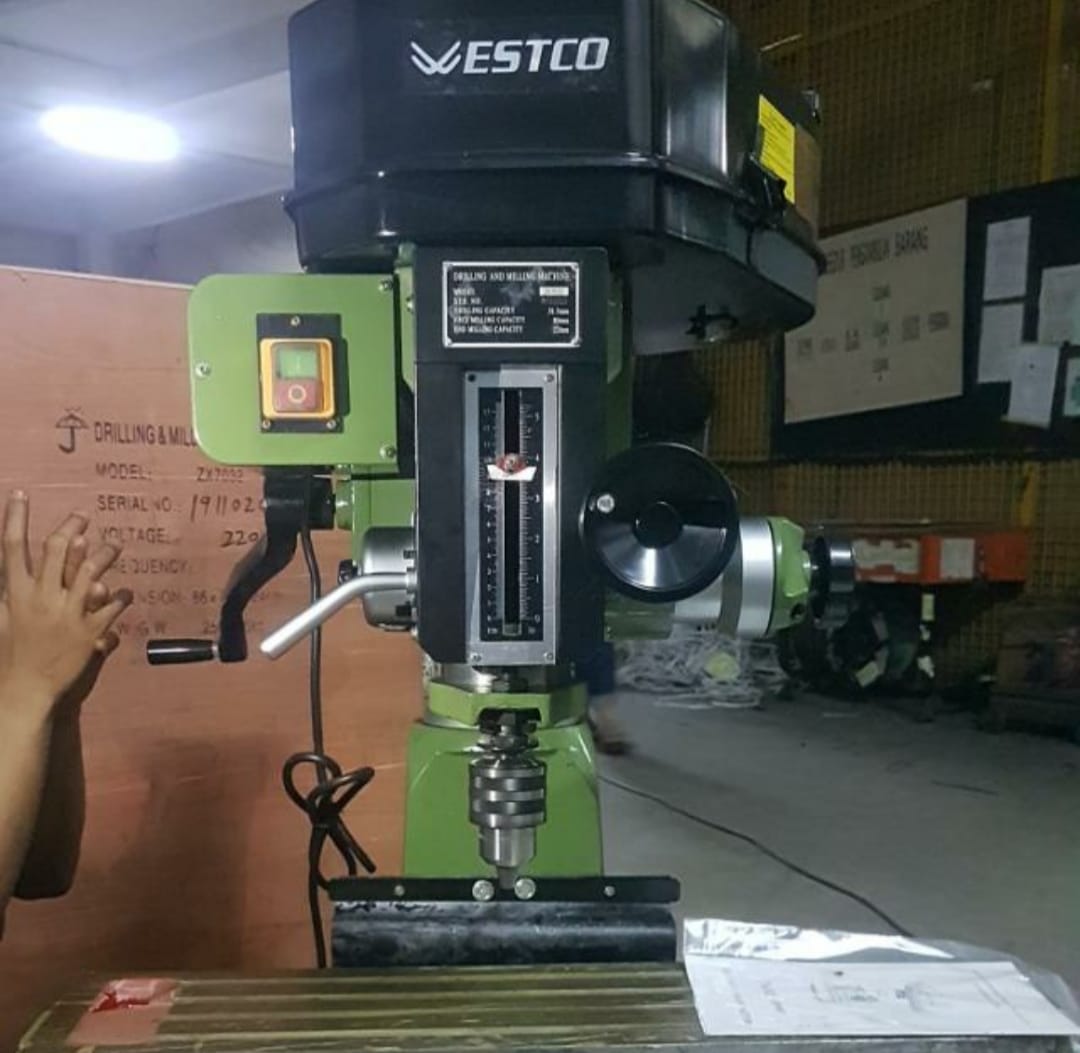 Bor Fries Drilling Milling ZX7032 32MM Westco Terbaik 1 Dan 3 Phase ...