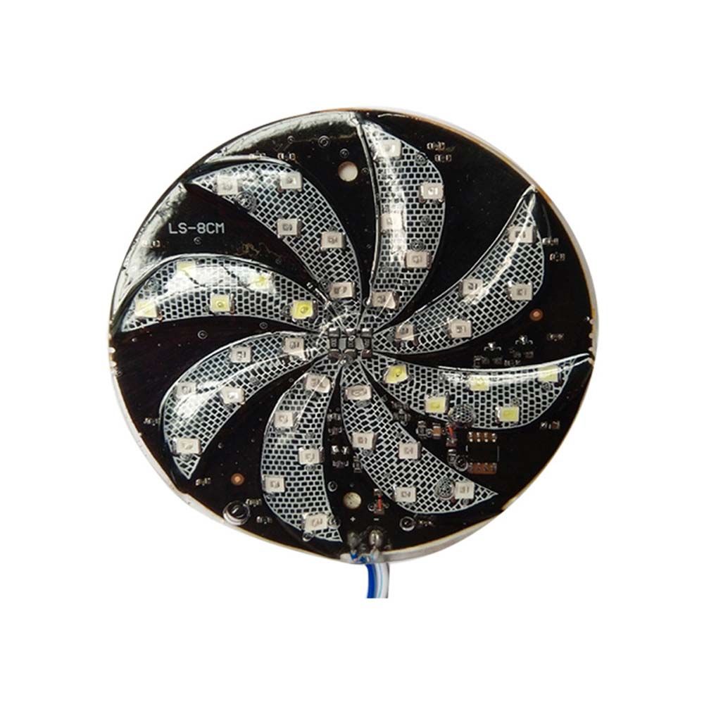 BUBUDAN โคมไฟสร้างบรรยากาศแสงไฟแฟลช LED 6/8/10ซม. DC 12V อเนกประสงค์สำหรับรถจักรยานยนต์ดัดแปลงไฟ ...