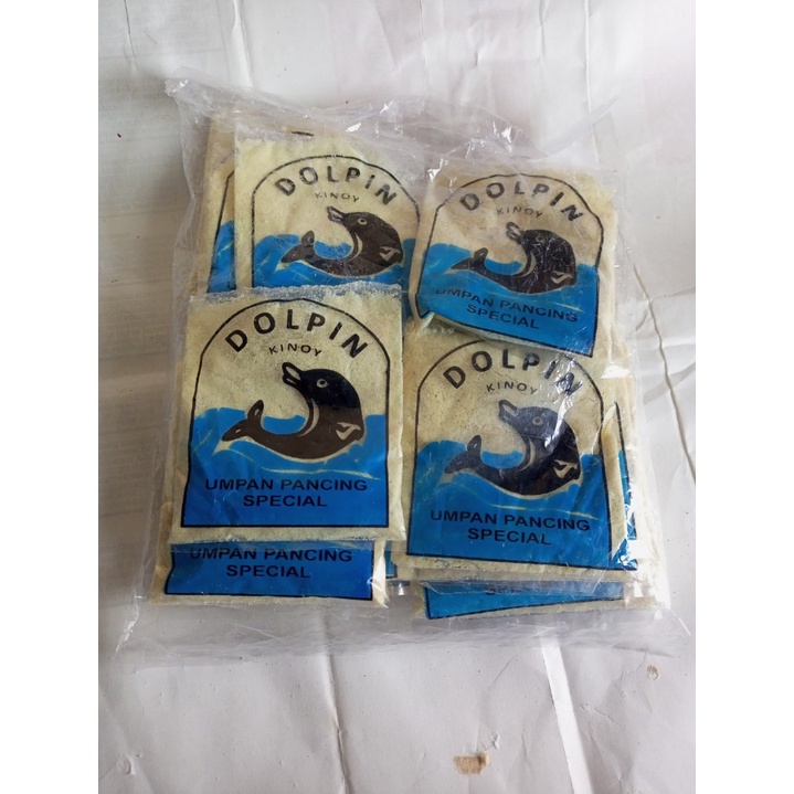 Kinoy umpan ikan dolpin dolphin special 1 pak isi 20 bungkus | Lazada ...