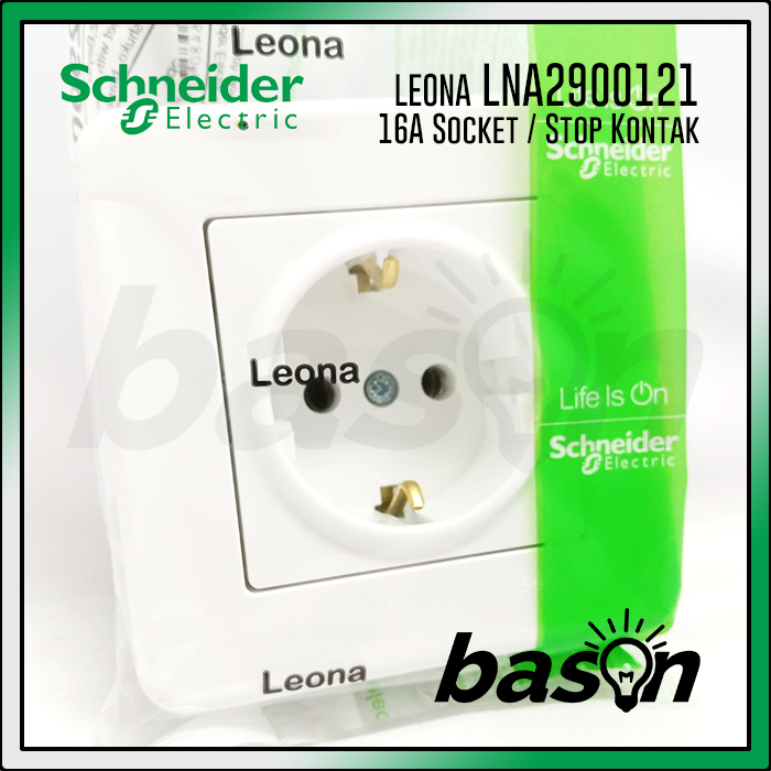 SCHNEIDER Leona Schuko 16A Socket - Stop Kontak | Lazada Indonesia
