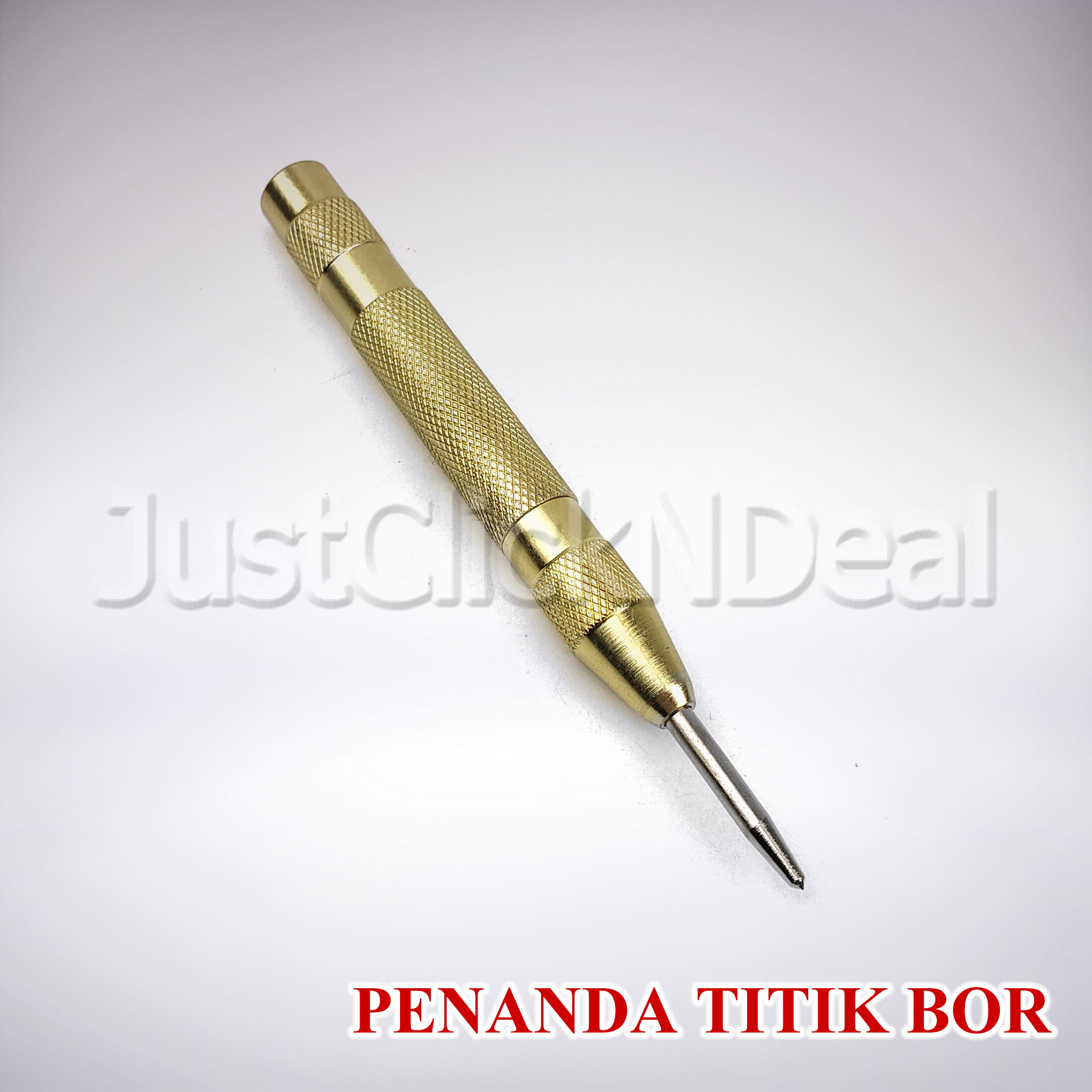 Penanda Titik Bor Automatic Center Punch Marking Besi Kayu | Lazada ...