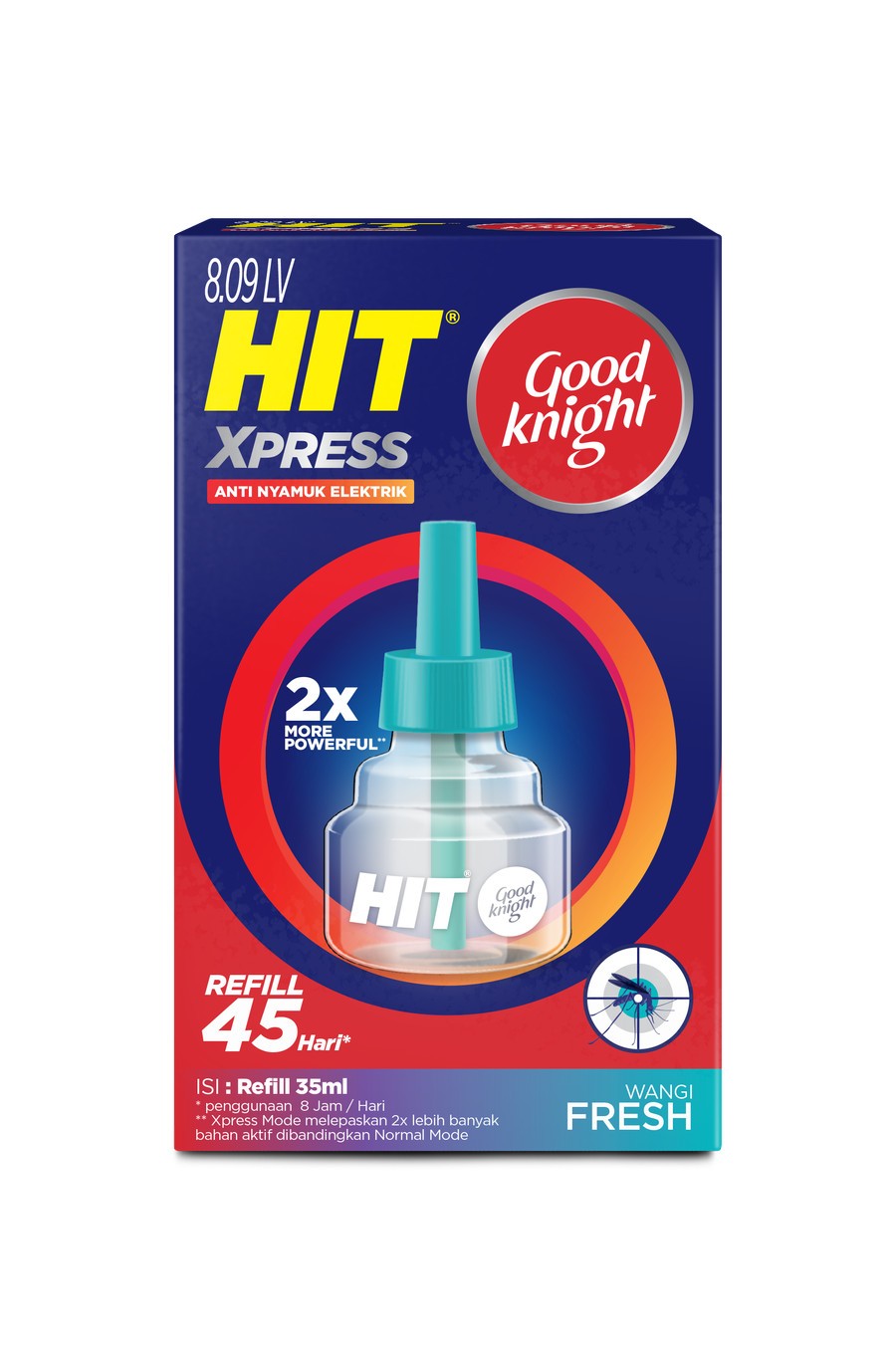 HIT Goodnight Elektrik Xpress Set Alat + Refill Obat Nyamuk Listrik ...