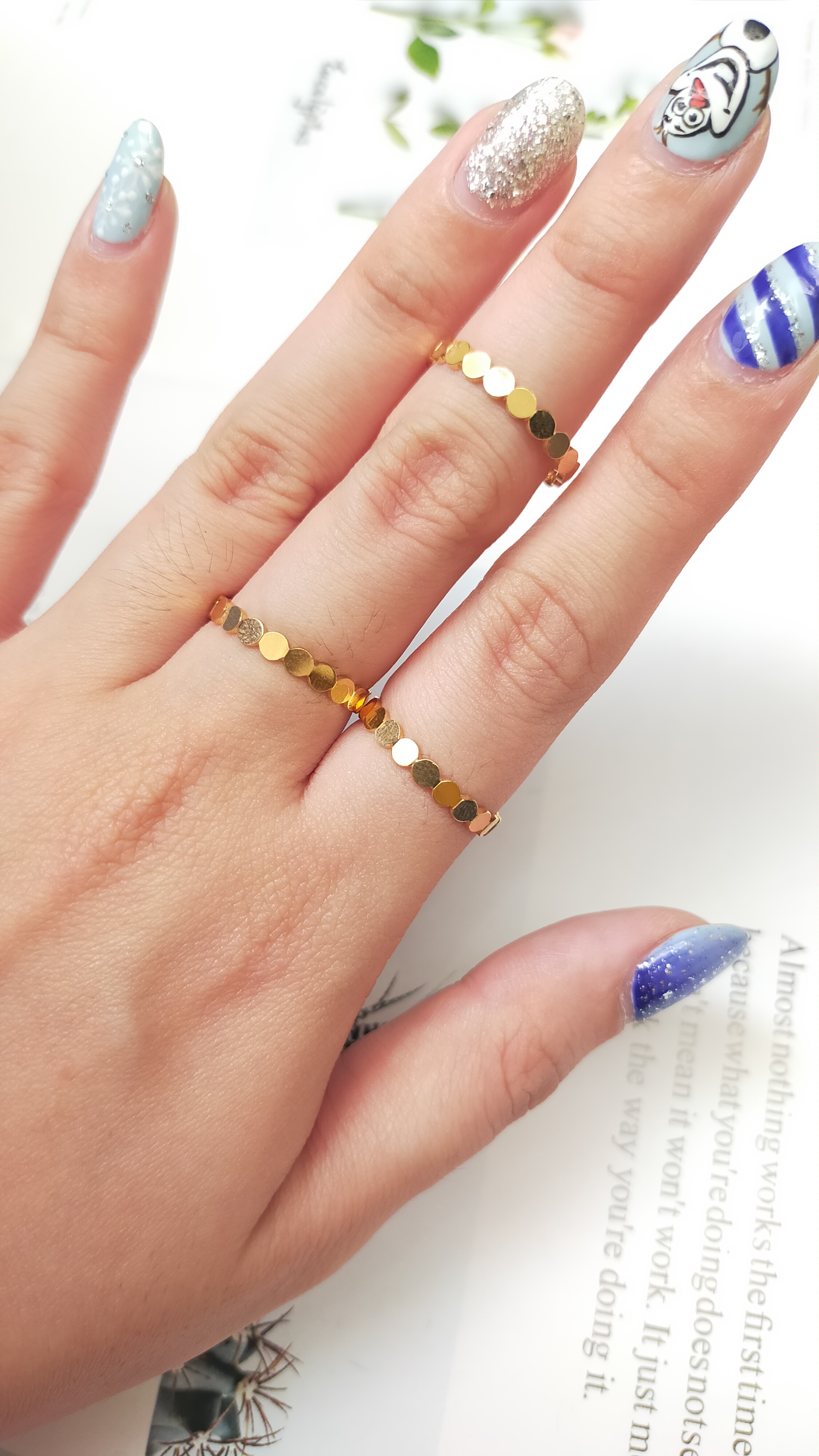 Cincin stack fashion emas asli kadar muda 375 emas 8k | Lazada Indonesia