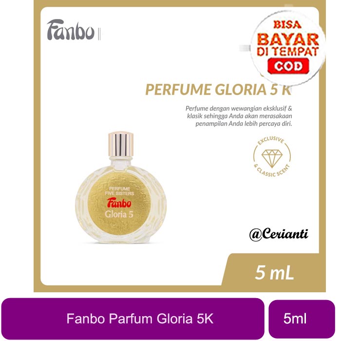 Fanbo Parfum Badan Gloria 5K 5ML Lynn Design | Lazada Indonesia