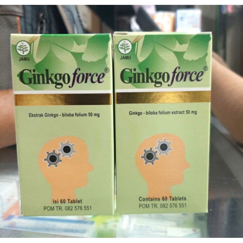 Ginkgo Force isi 60 tablet - Menambah Daya Ingat | Lazada Indonesia