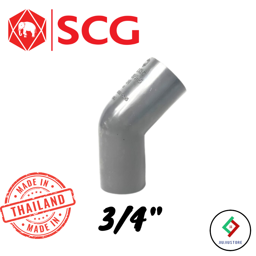 SCG KNEE 45* 3/4 INCH VALVE ELBOW 3/4" SCG KENI 45 DERAJAT SCG 3/4 INCH ...