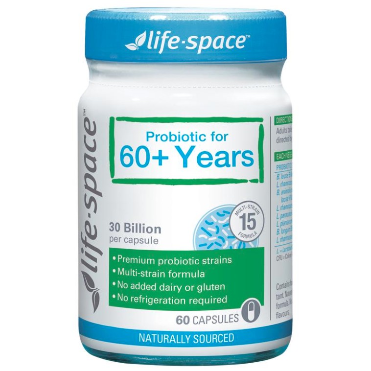 (ORIGINAL) Life Space Probiotic Lifespace Untuk GERD 60+ tahun isi 60 ...