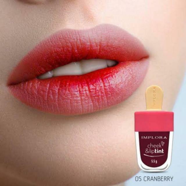 IMPLORA Cheek & Lip Tint Liptint Implora Original | Lazada Indonesia