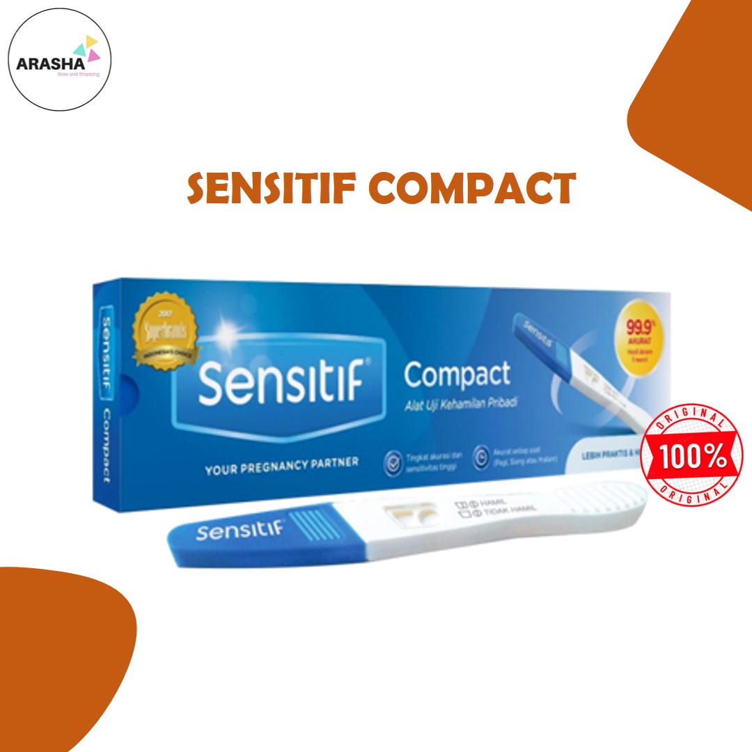 SENSITIF COMPACT Alat Test Kehamilan/Test Pact Sensitif Compact/Alat ... SENSITIF COMPACT Alat Test Kehamilan/Test Pact Sensitif Compact/Alat ...