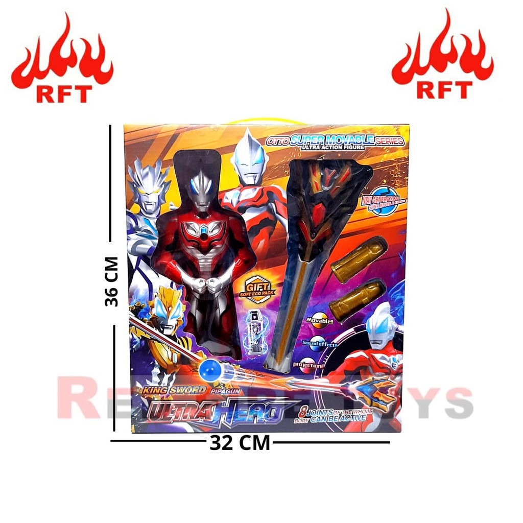 MAINAN ULTRAMAN ULTRA HERO JUMBO PLUS SENJATA HF-017 | Lazada Indonesia